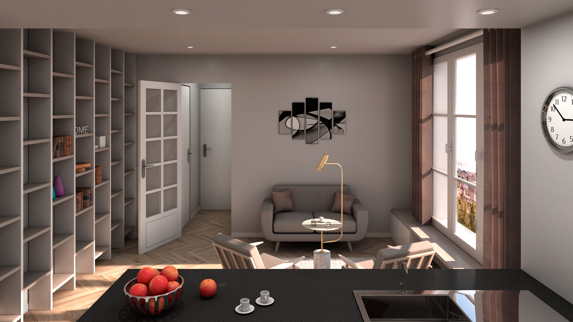 ArtStation - The apartment - High Poly