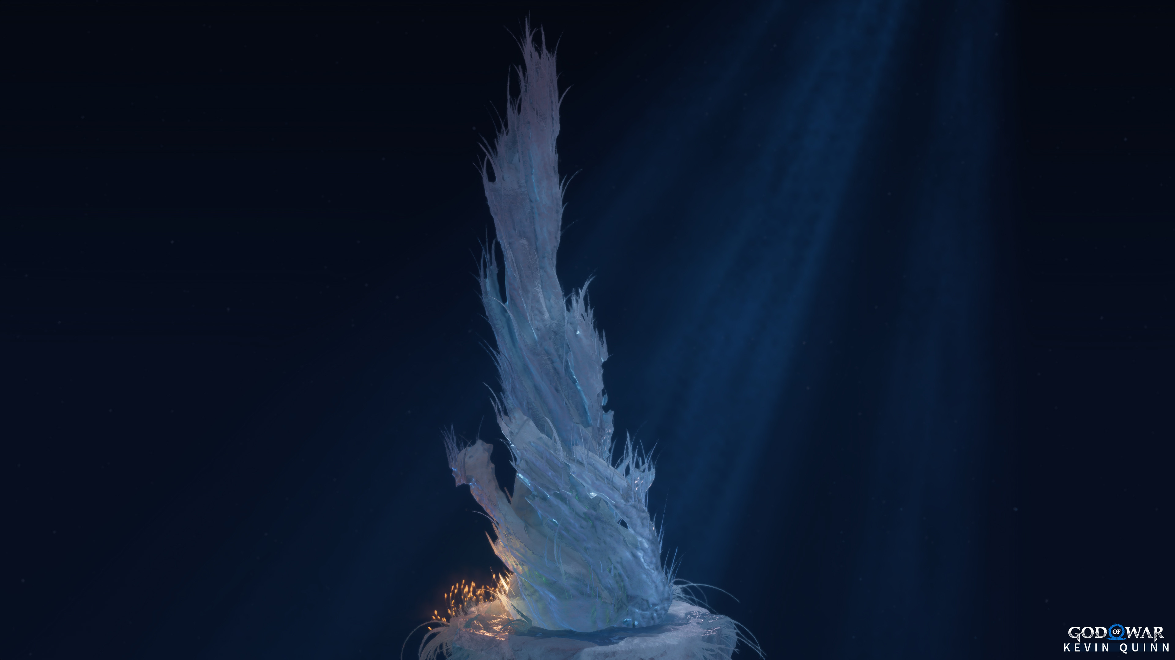 Kevin Quinn: Portfolio - God of War Ragnarok - Niflheim: Ice Forms In ...