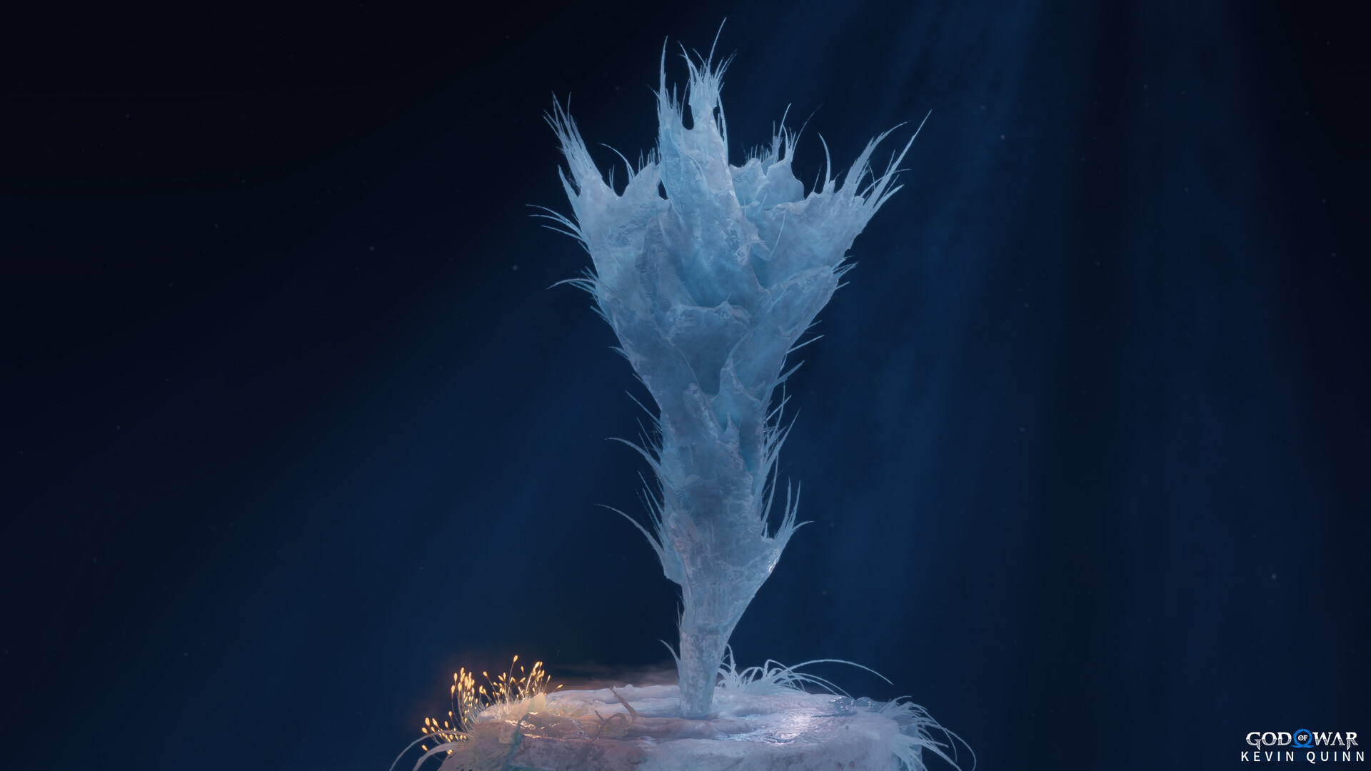 Kevin Quinn: Portfolio - God of War Ragnarok - Niflheim: Ice Forms In ...