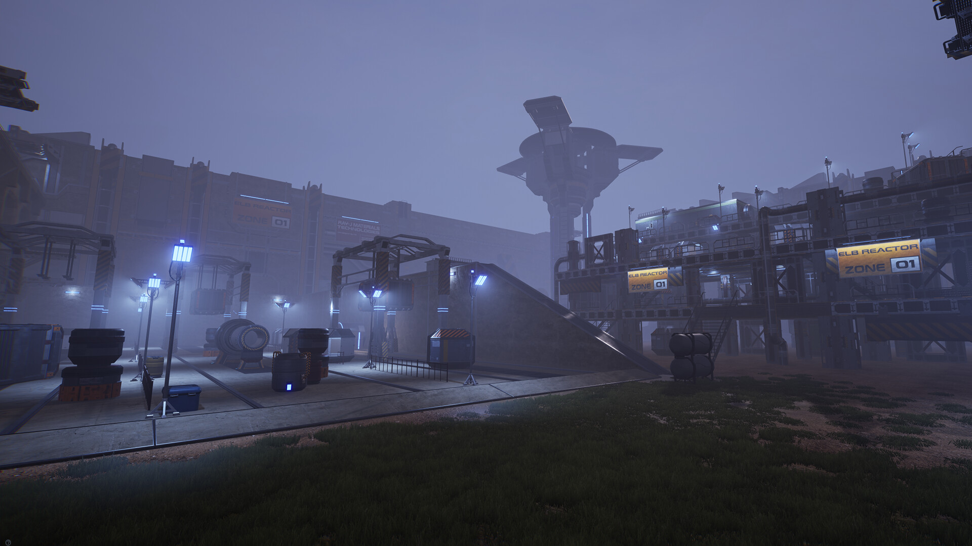 ArtStation - Modular Futuristic Sci-Fi Factory Environment UE4-5