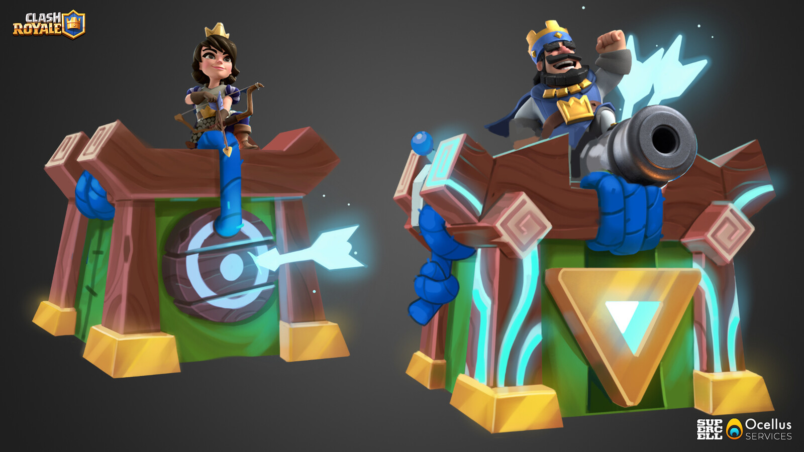 Ocellus - SERVICES - Clash Royale - Magic Archer Tower Skin
