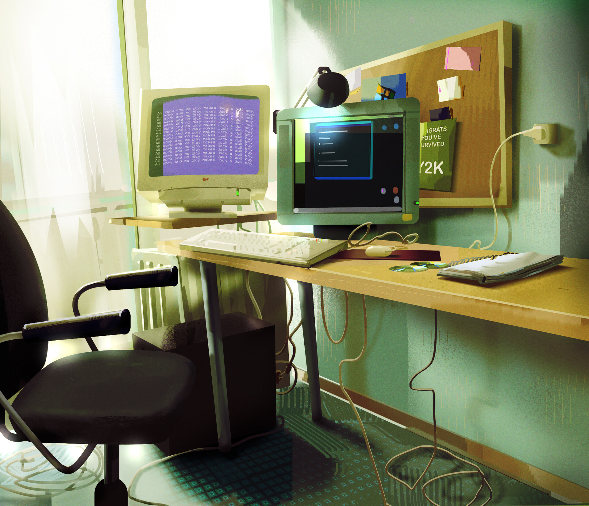 ArtStation - 2000s desktop