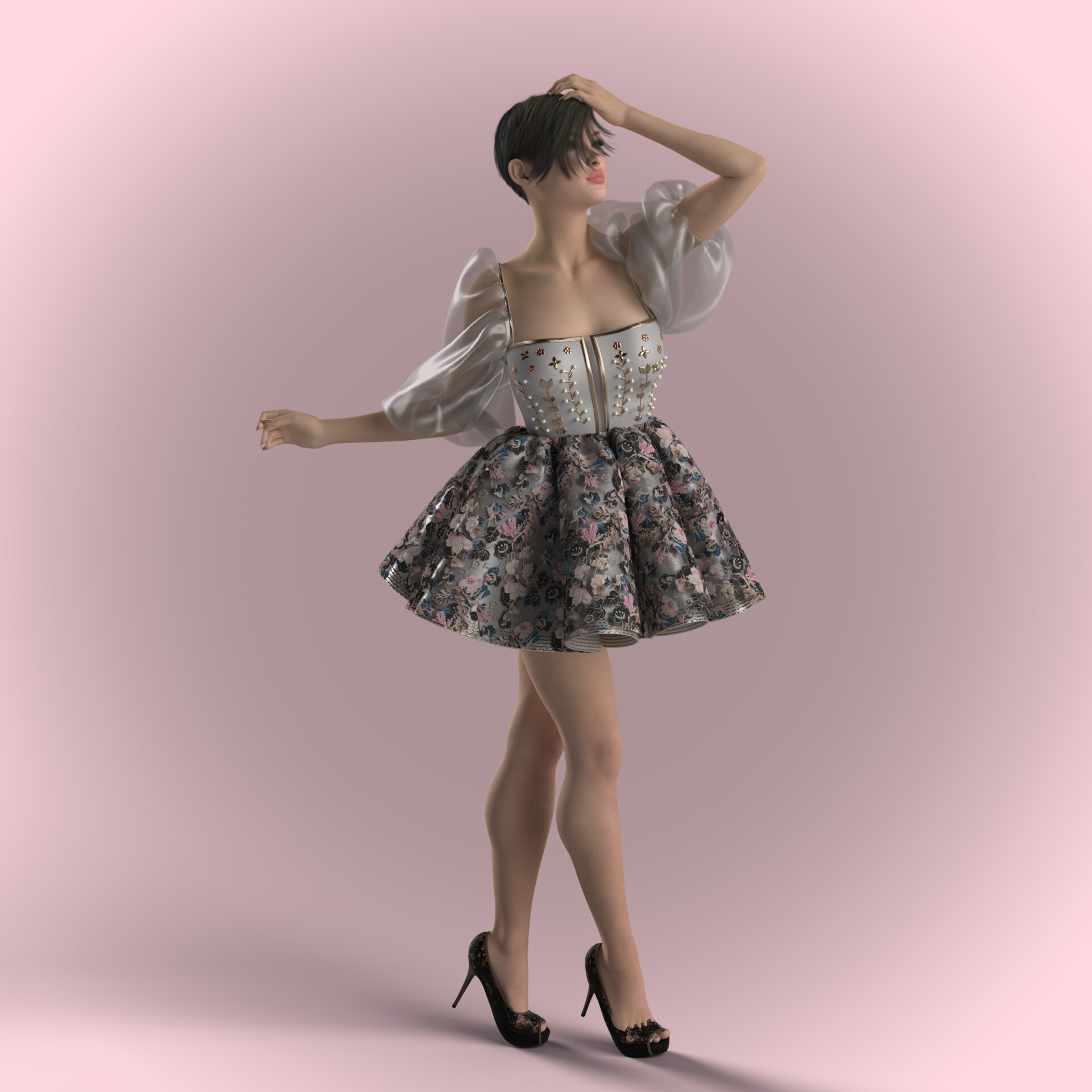 ArtStation - Formal fantasy dress