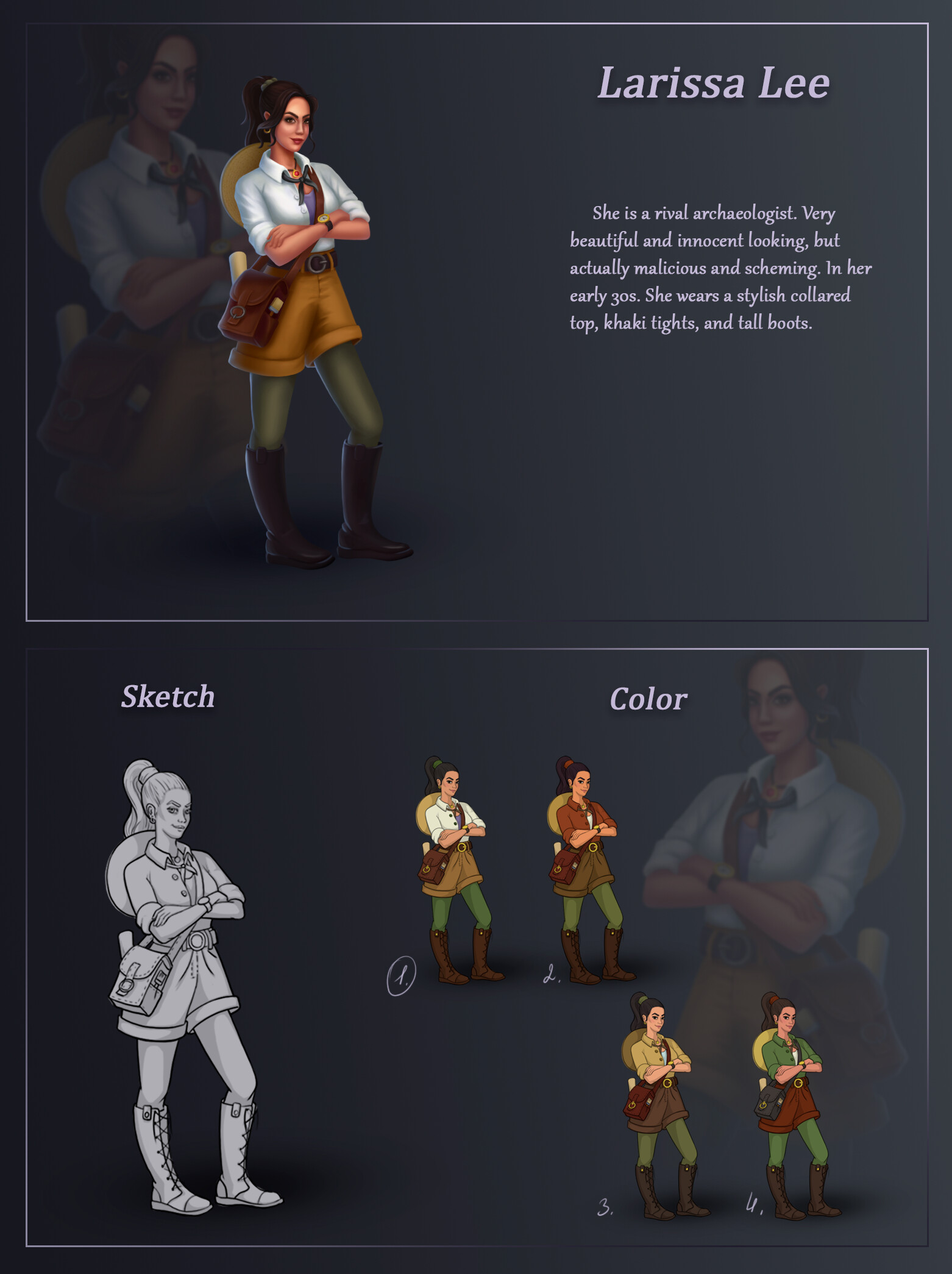 ArtStation - Female character Archaeologist