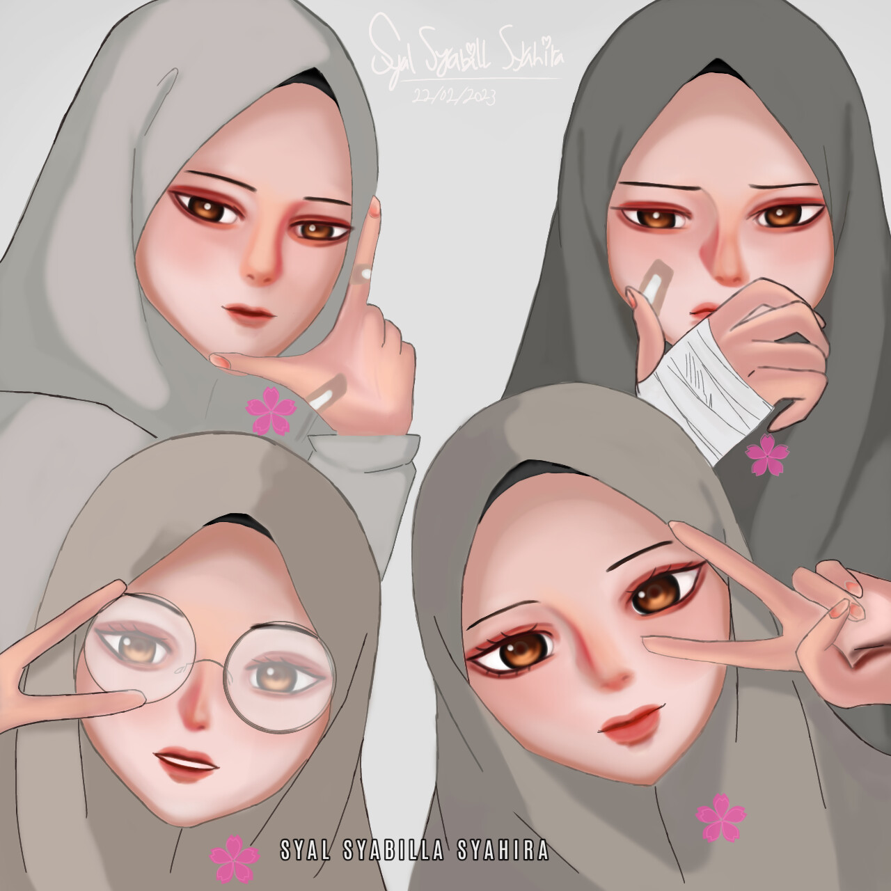 ArtStation - Aku sayang hati cantik sekali suka thanks you! i'm deaf 🥺🥰 ...