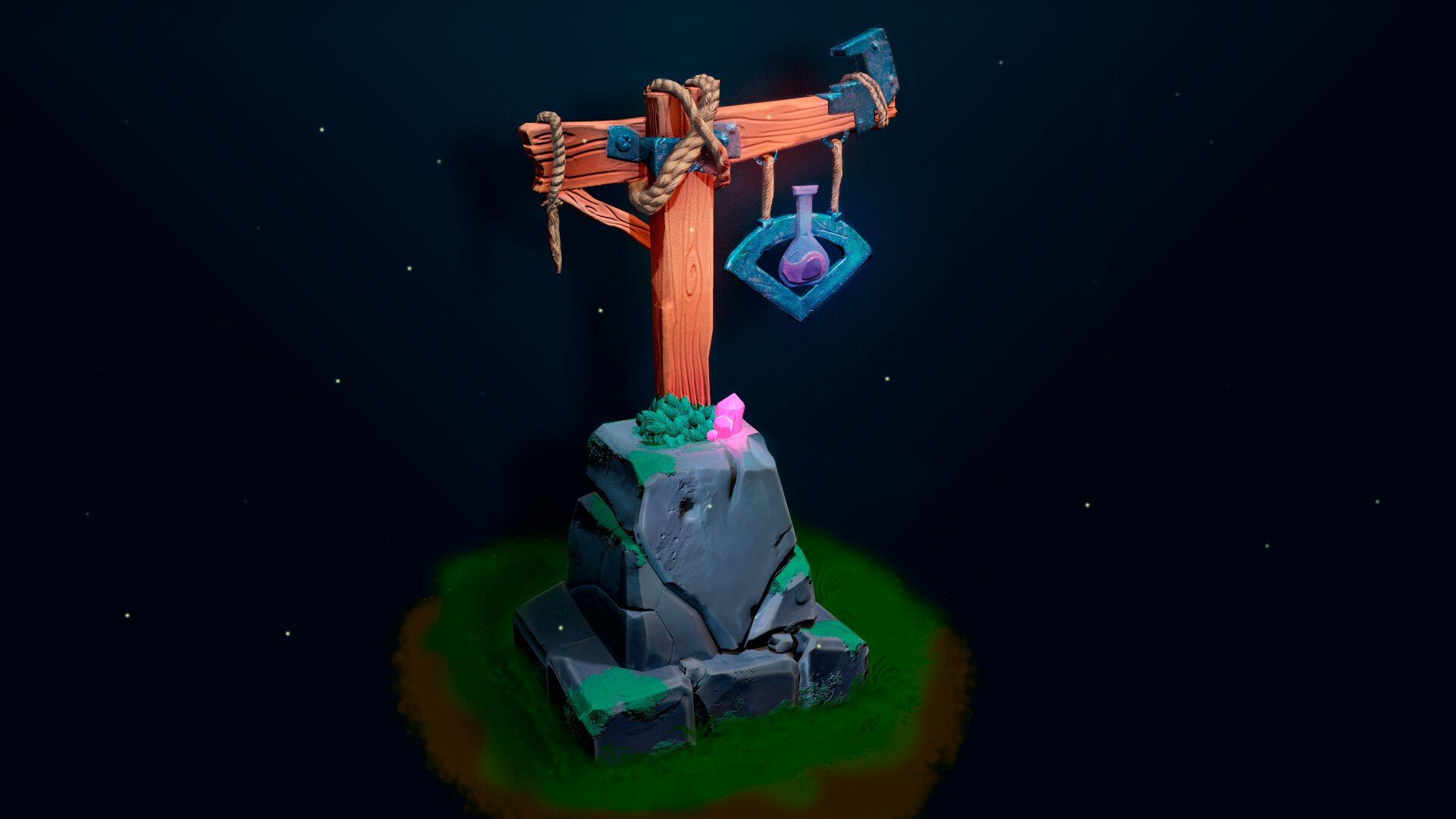 ArtStation - direction sign