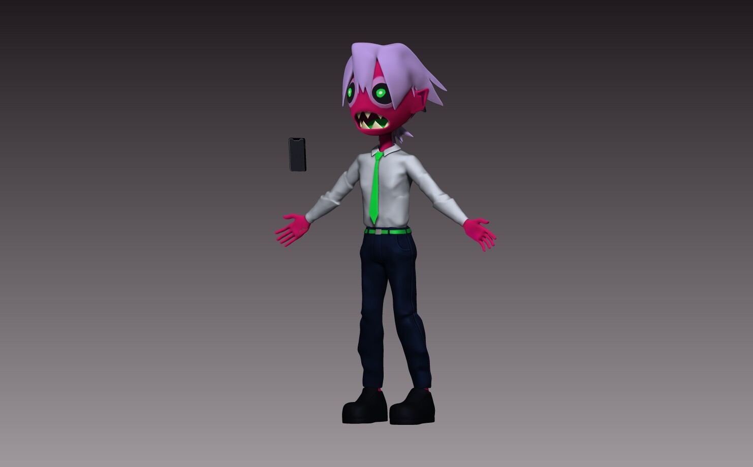 Aníbal Cruz - TOOBOE zombie Cartoon character and hard surface prop