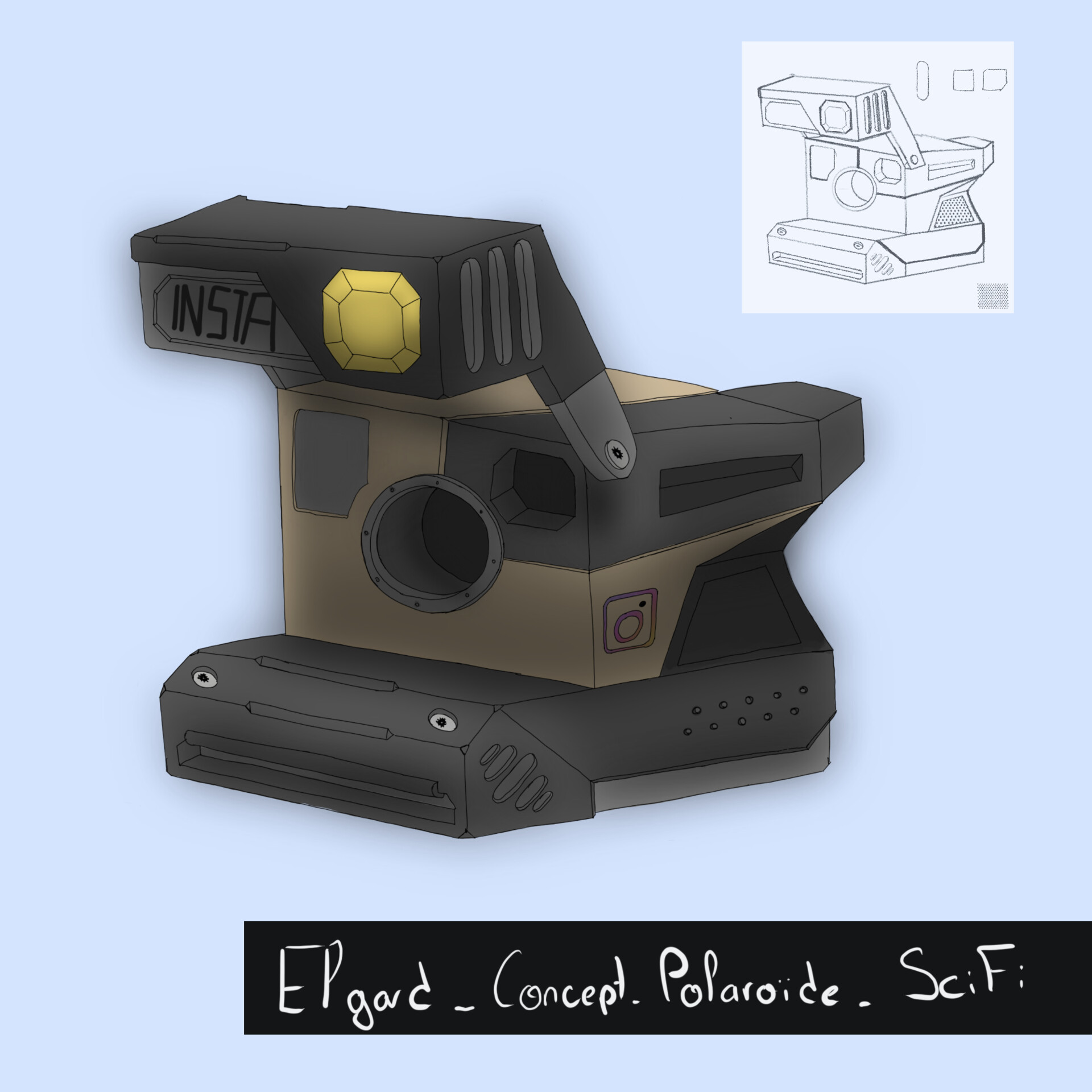 ArtStation - Polaroide Sci-Fi