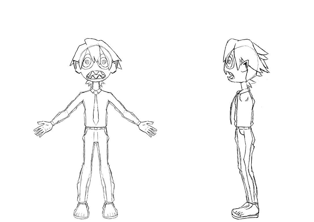 Aníbal Cruz - TOOBOE zombie Cartoon character and hard surface prop