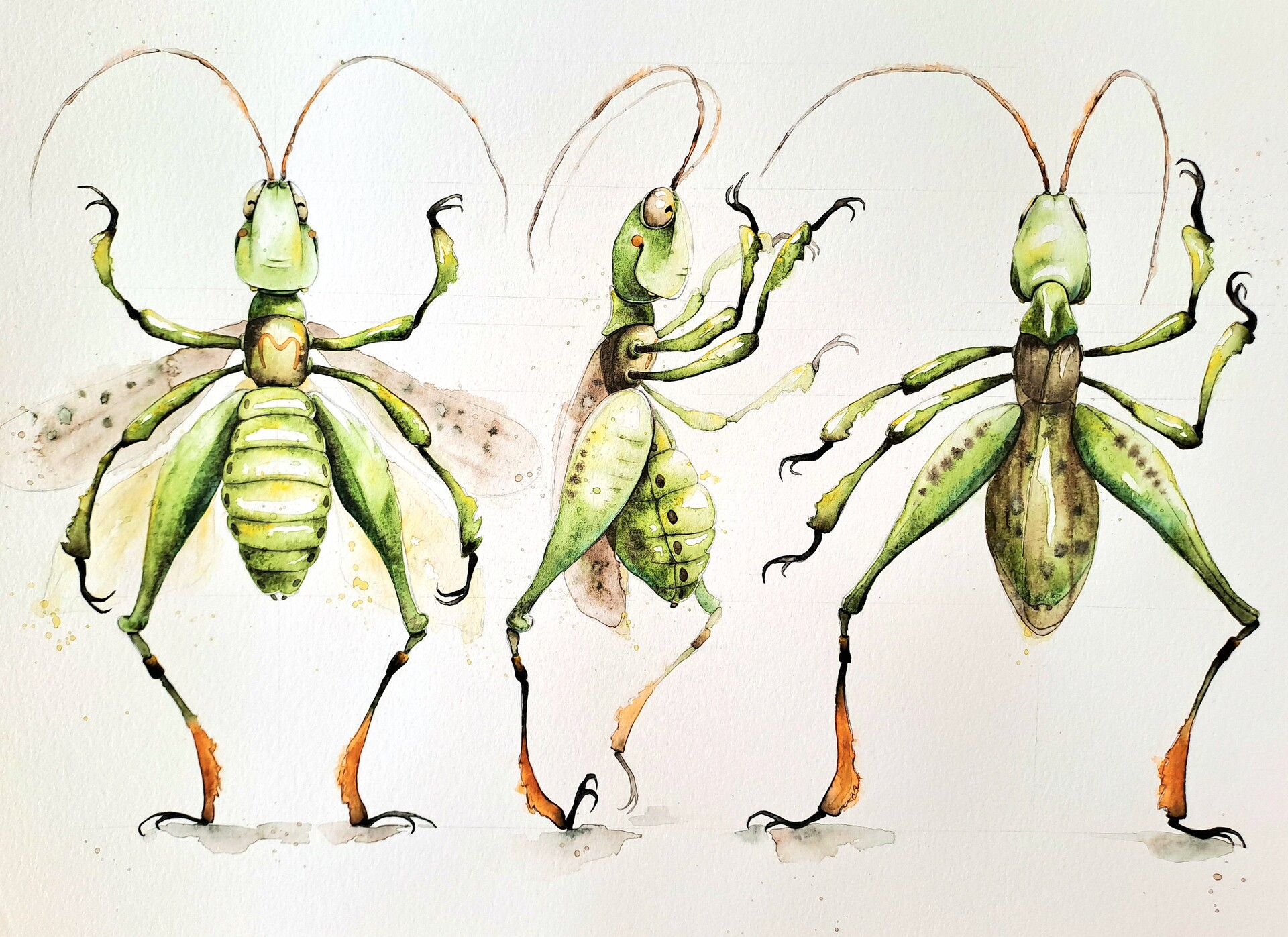 ArtStation - Grasshopper character