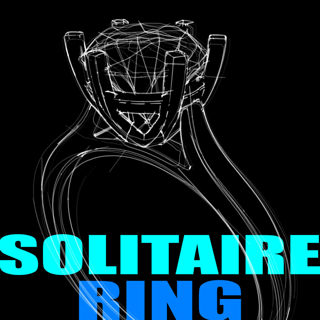 ArtStation - SOLITAIRE RING