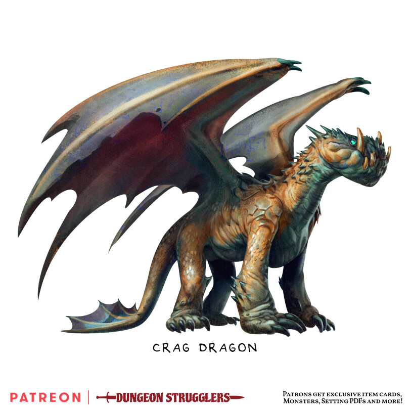 ArtStation - Crag Dragon