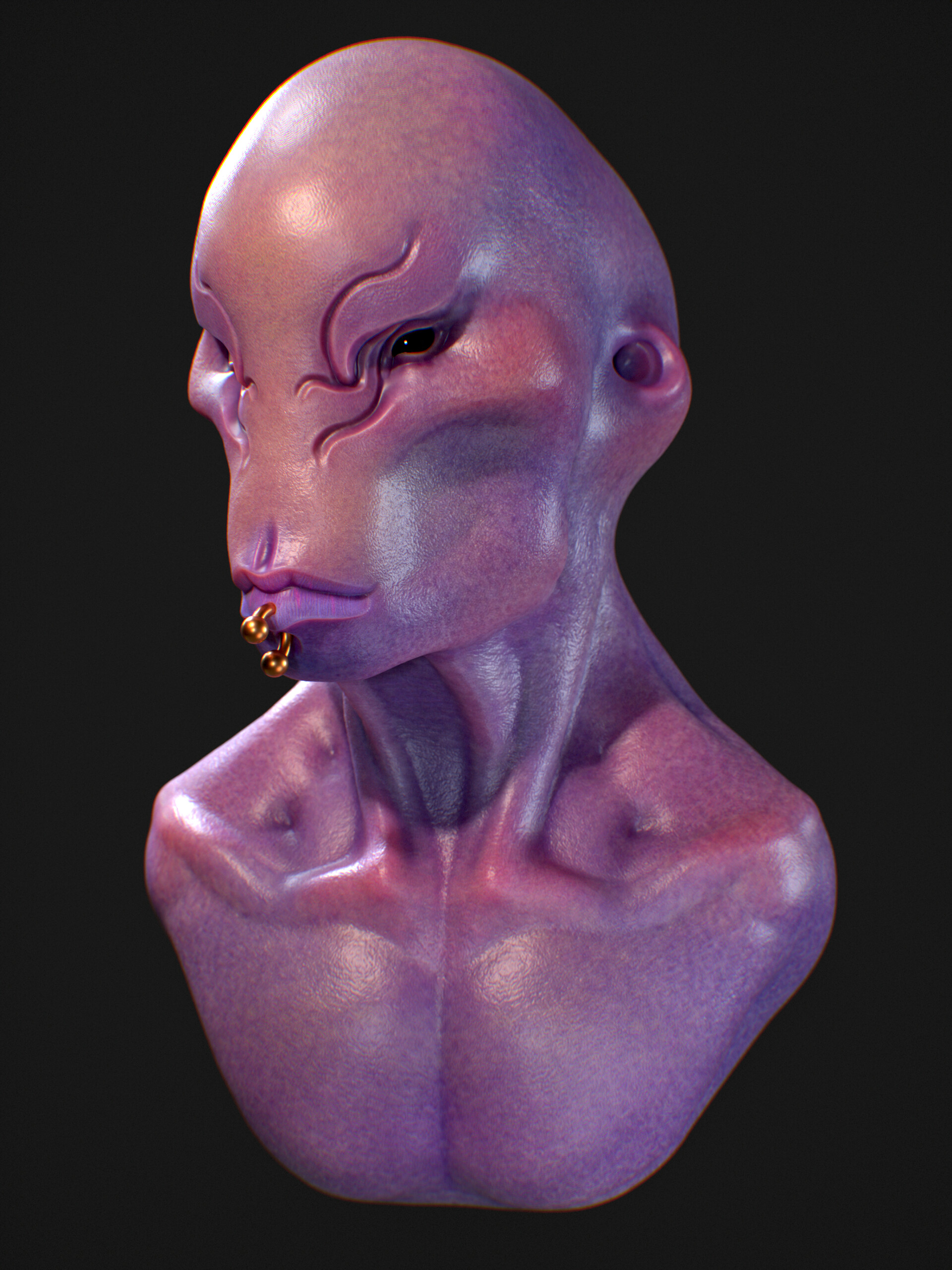 ArtStation - Alien Bust 01