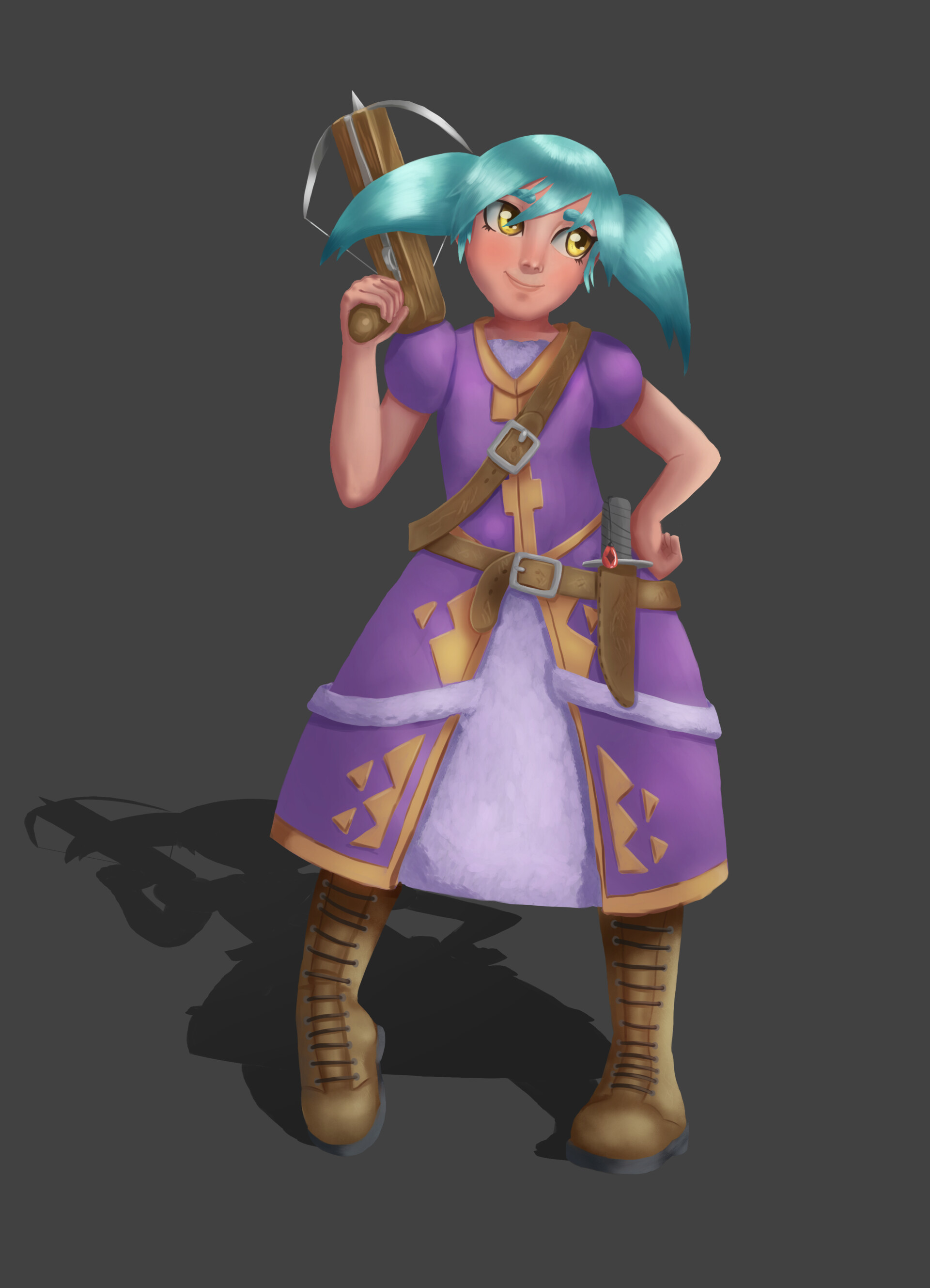 ArtStation - Sofi the little hunter