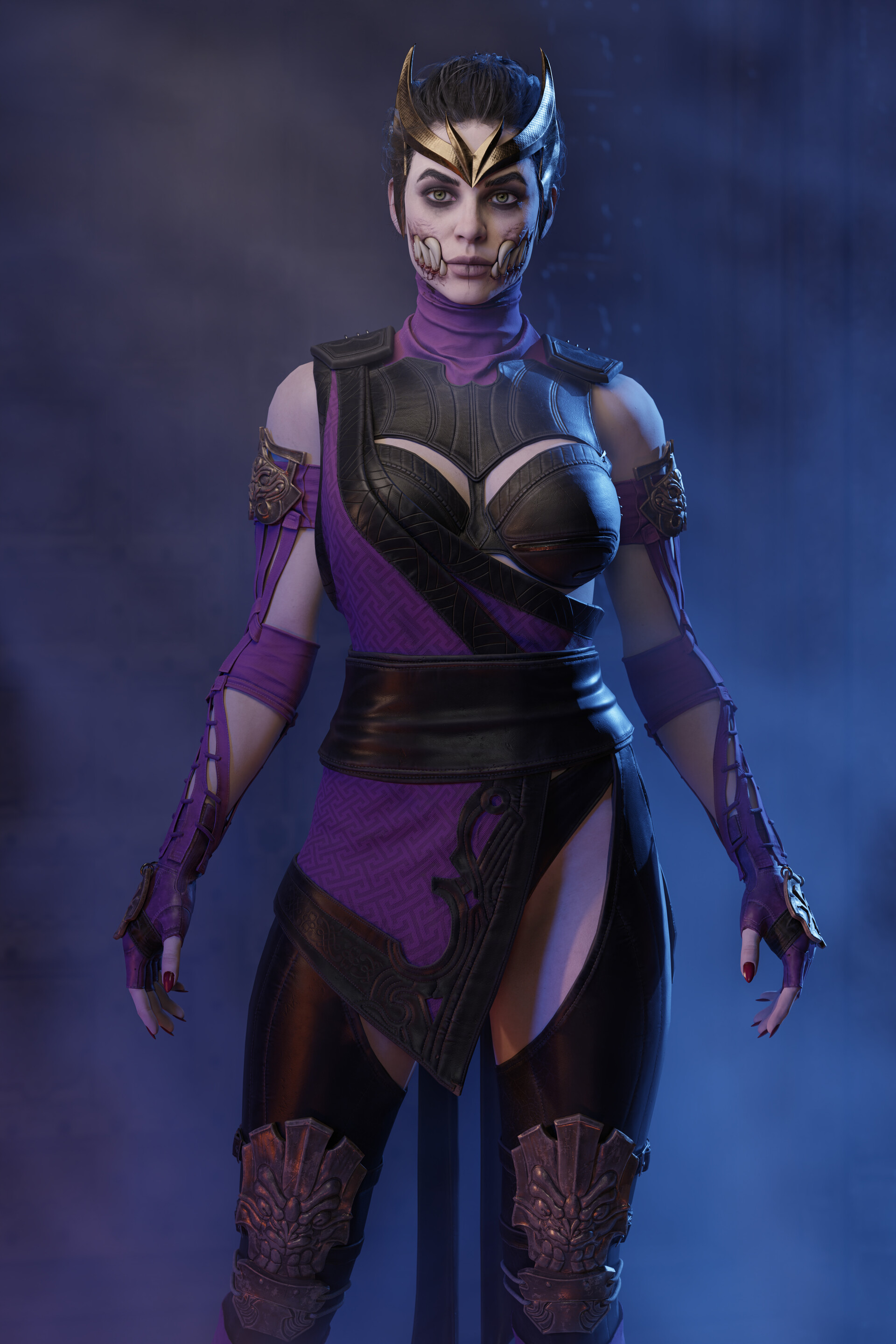 ArtStation - Mileena fan art