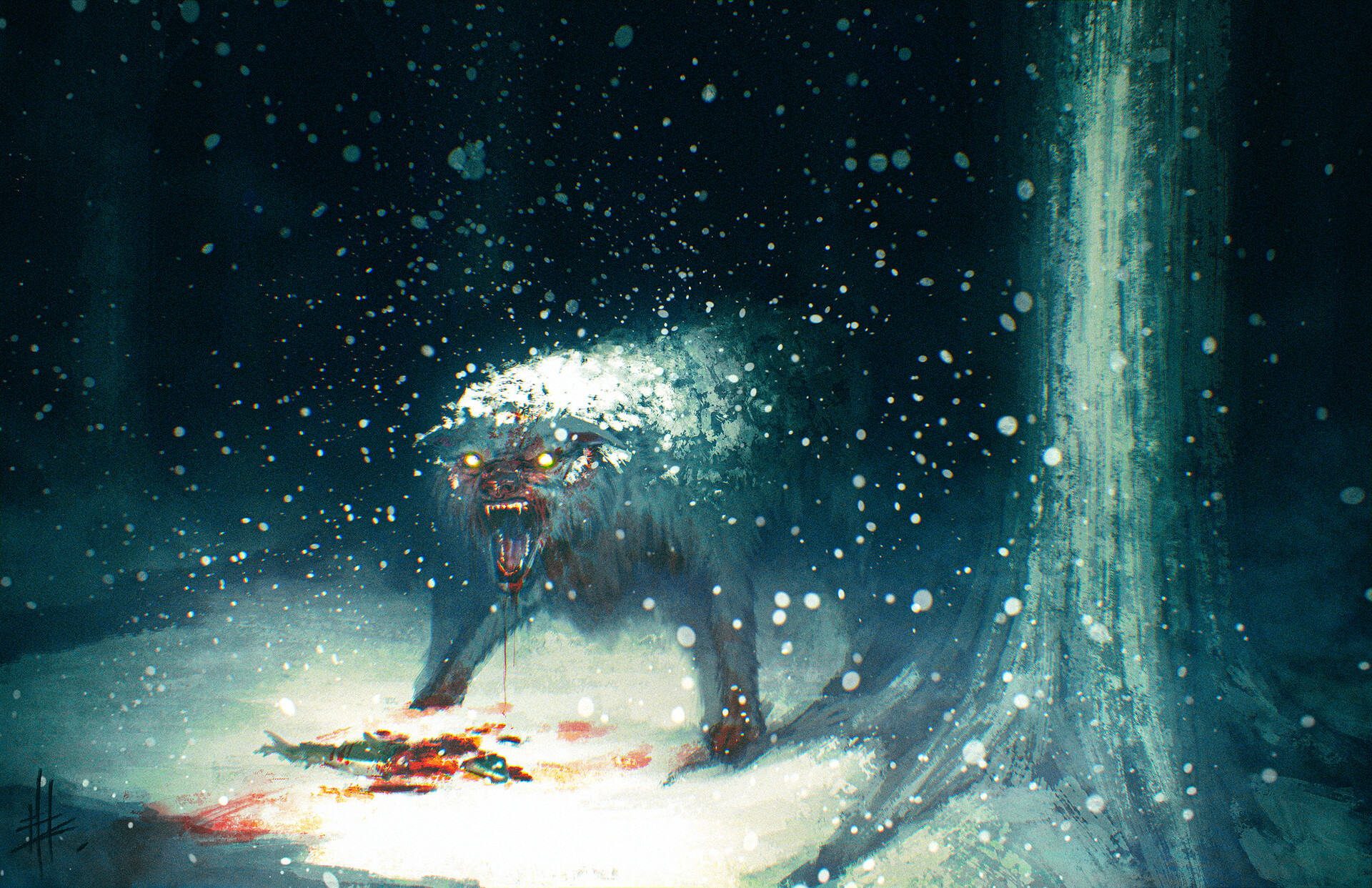 ArtStation - Frozen Fishing