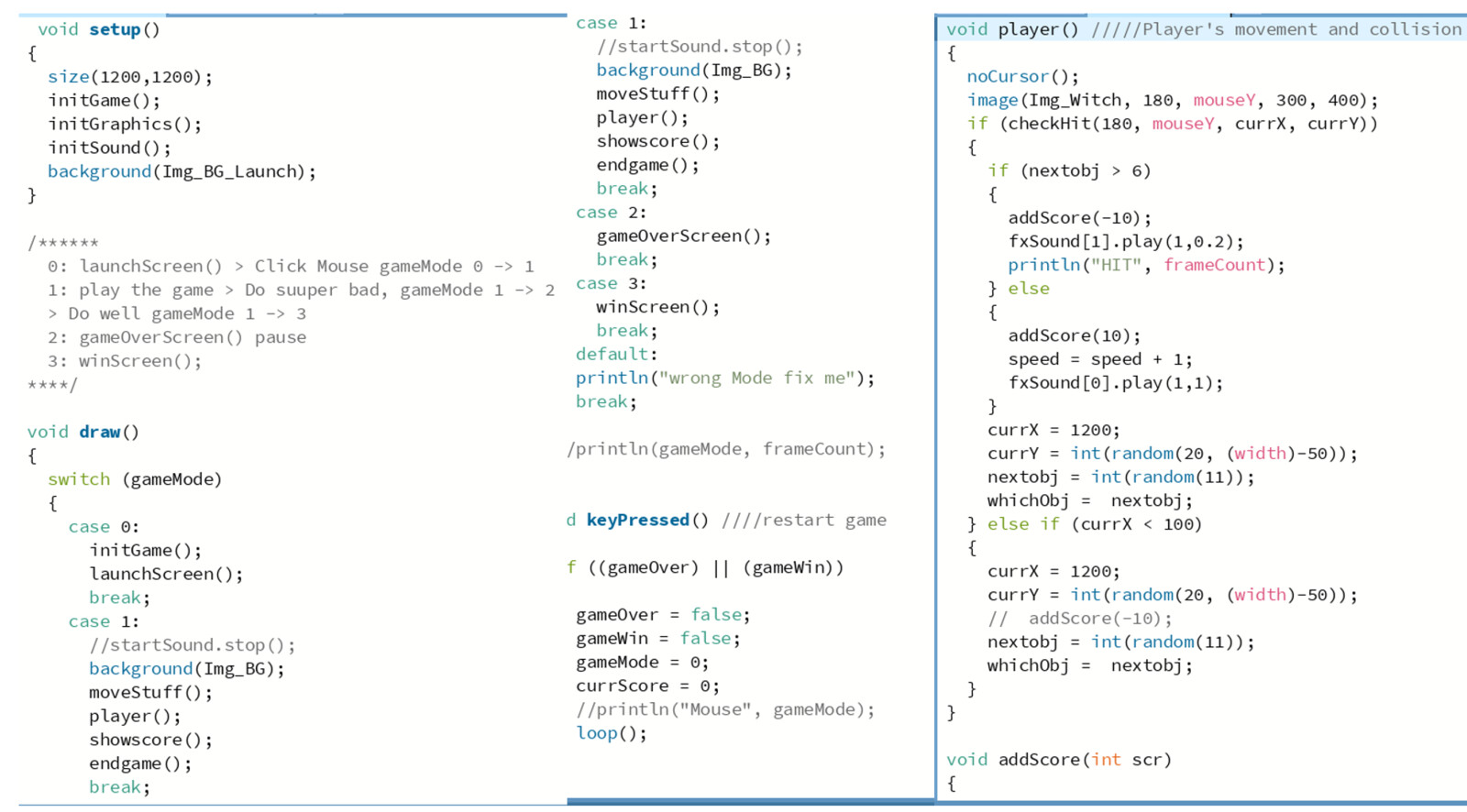Litzy M. Liao S. - Candy Witch Demo - Programming Game project