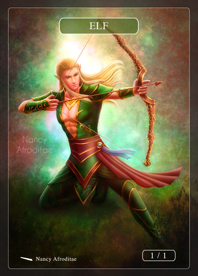 ArtStation - Elf Token Art