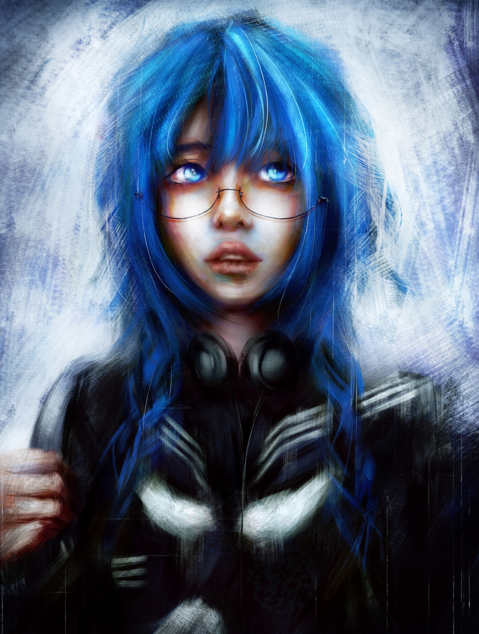 ArtStation - Blue. Portrait Study