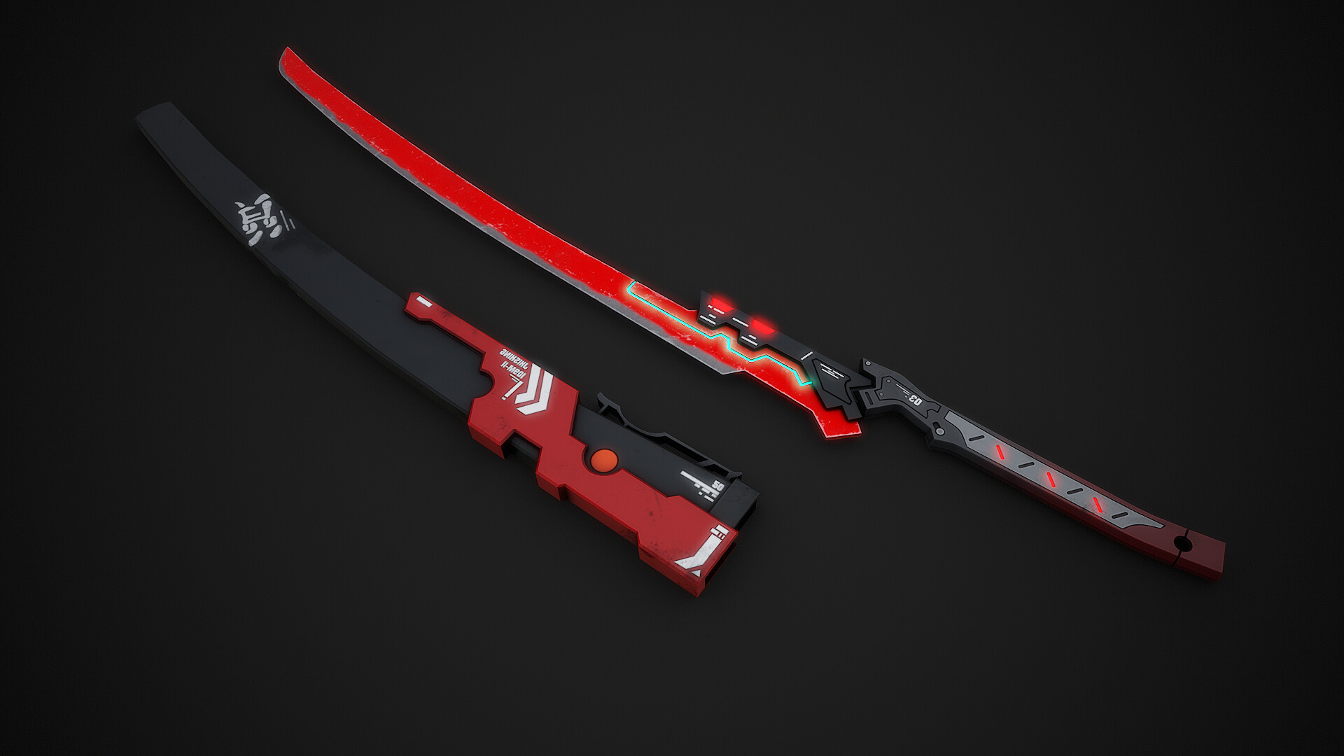 ArtStation - Some Kinda Cyber Katana, I don't know man.