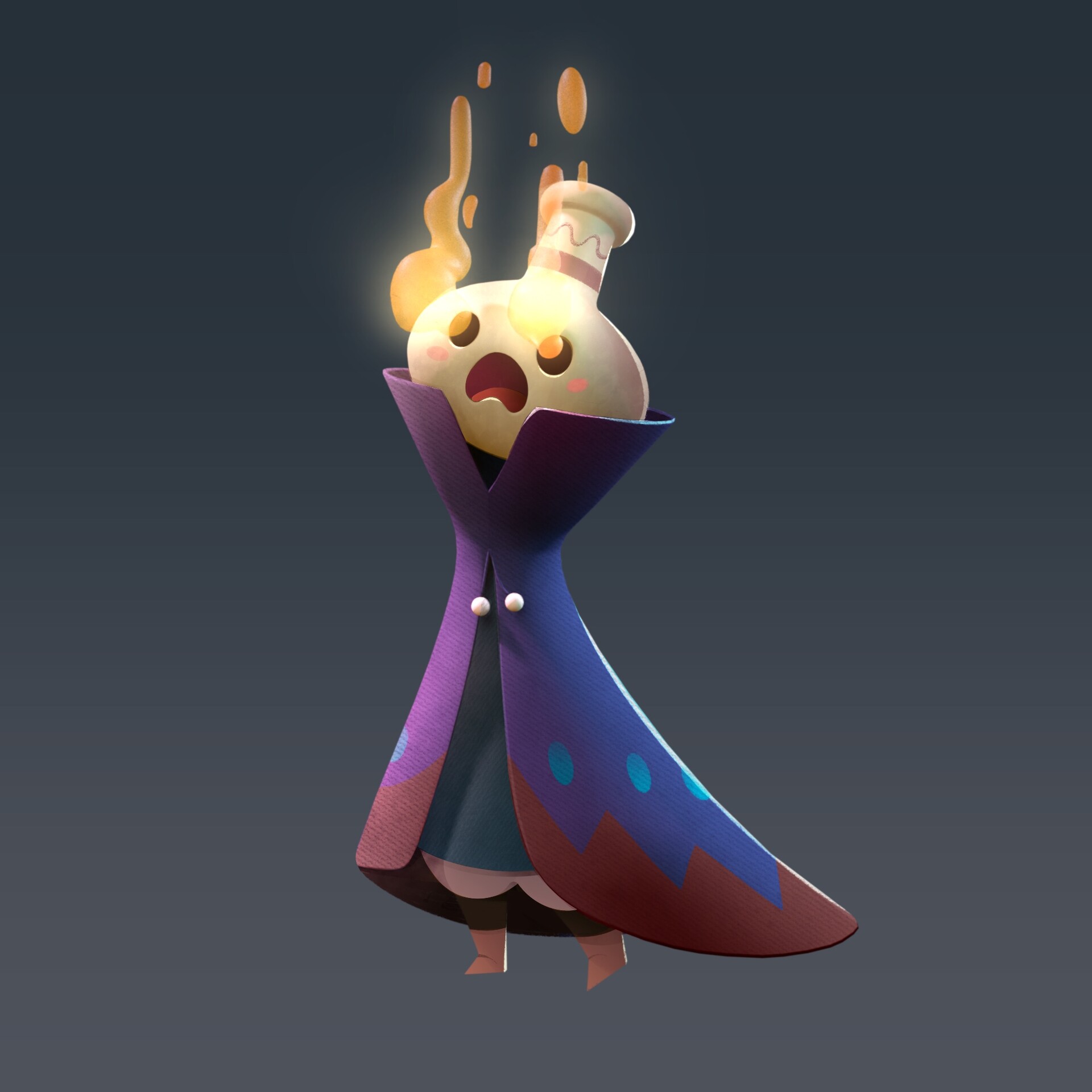 ArtStation - Lantern Creature - All Aspect