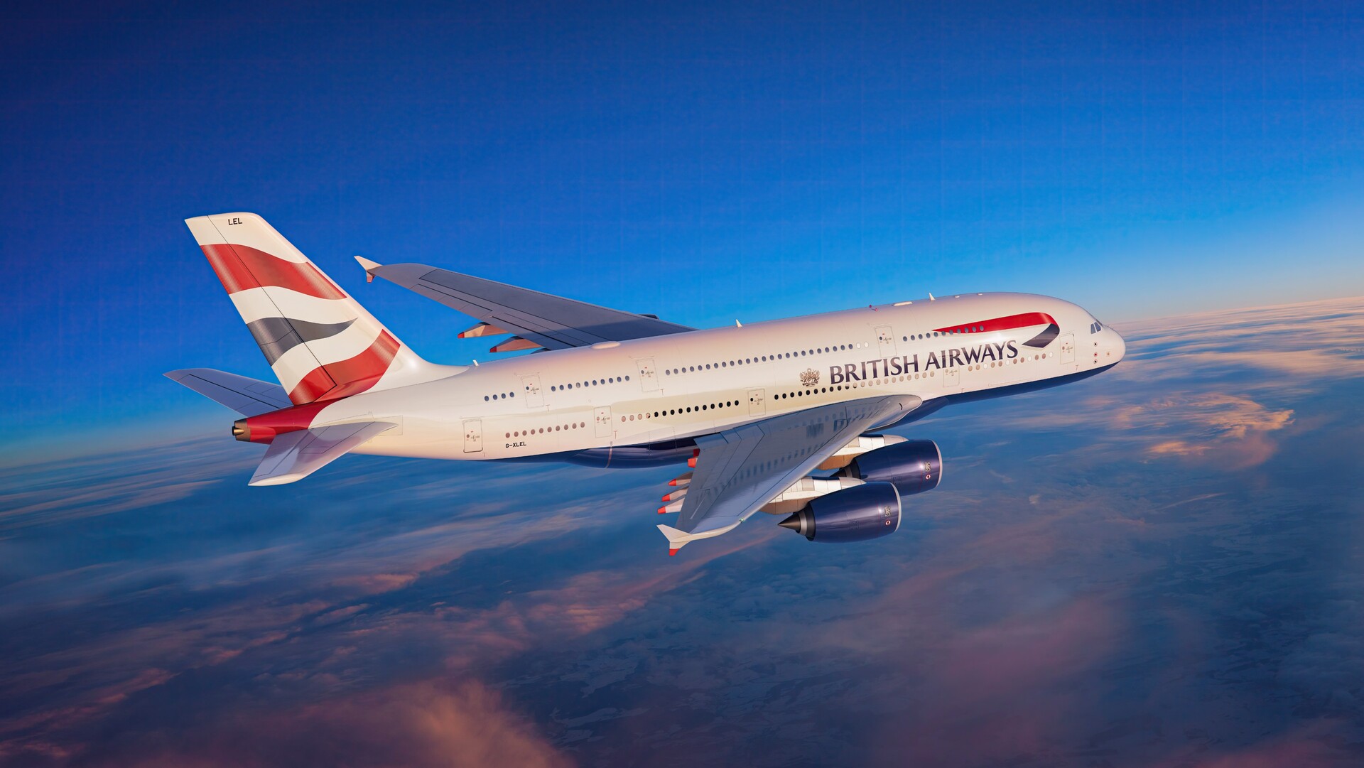 Neutral Digital - British Airways — Airbus A380-800