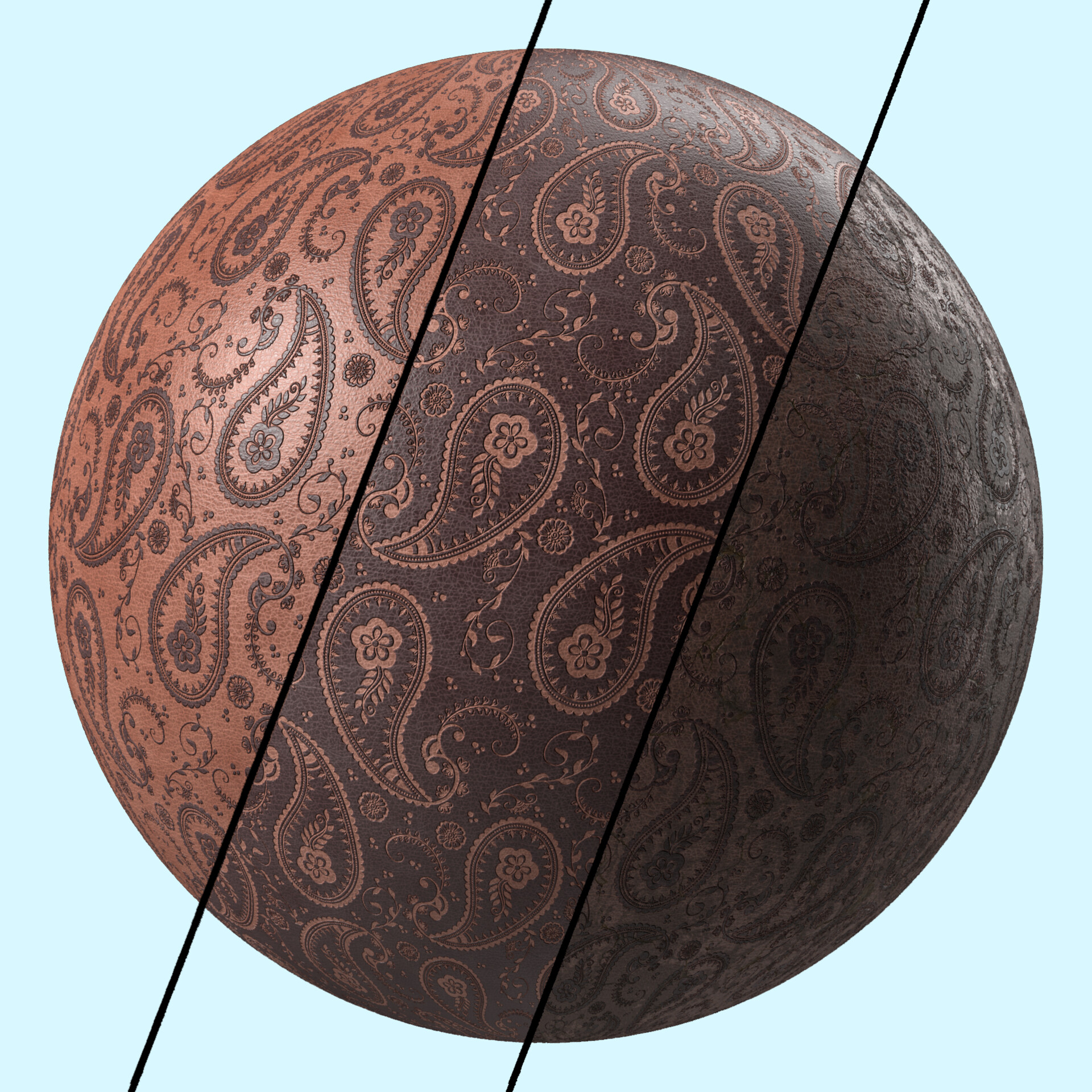 ArtStation - Leather Materials 22- Leather Ornament Pattern By Sbsar ...