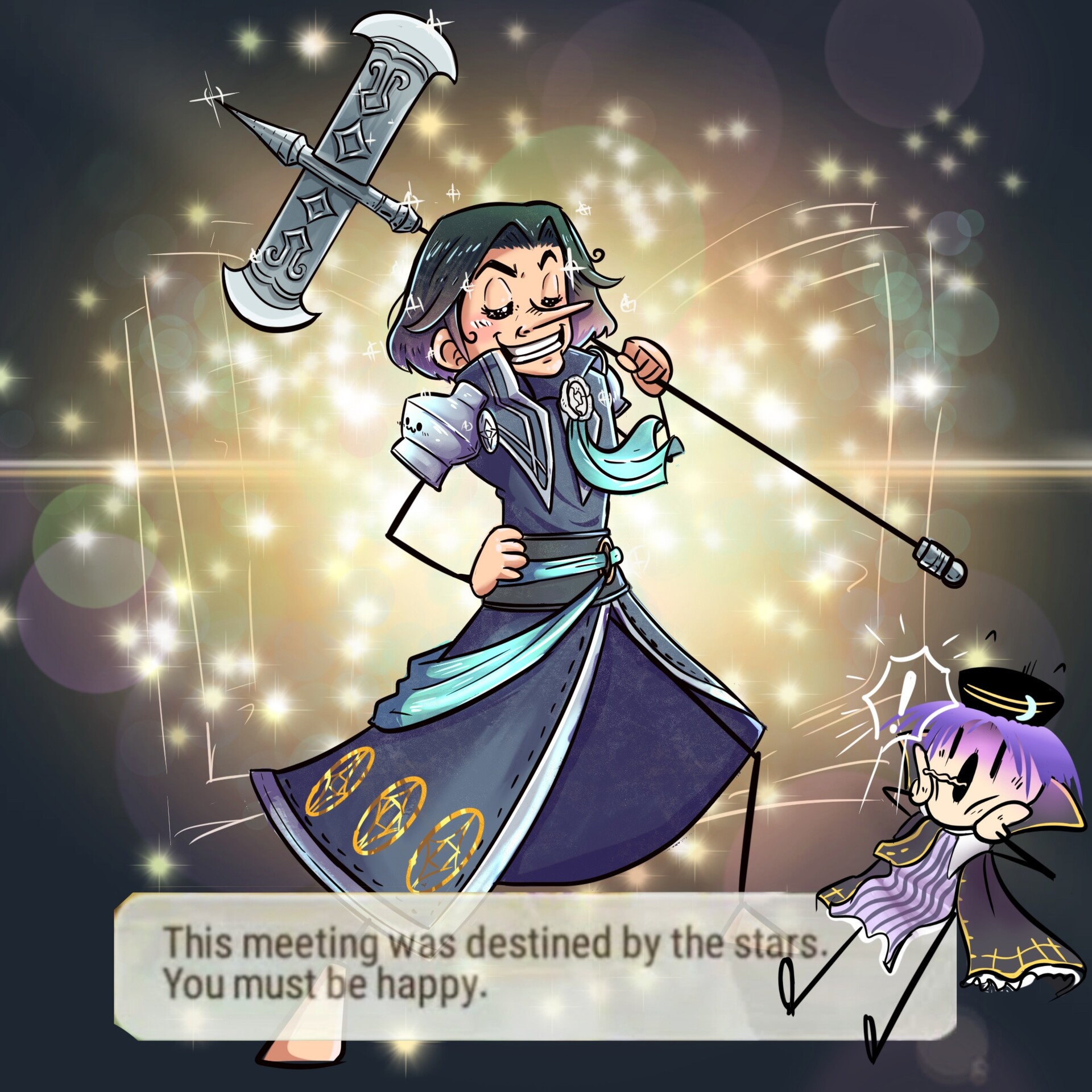 ArtStation - Hyper Handsome Enott - Epic Seven Stickman Challenge