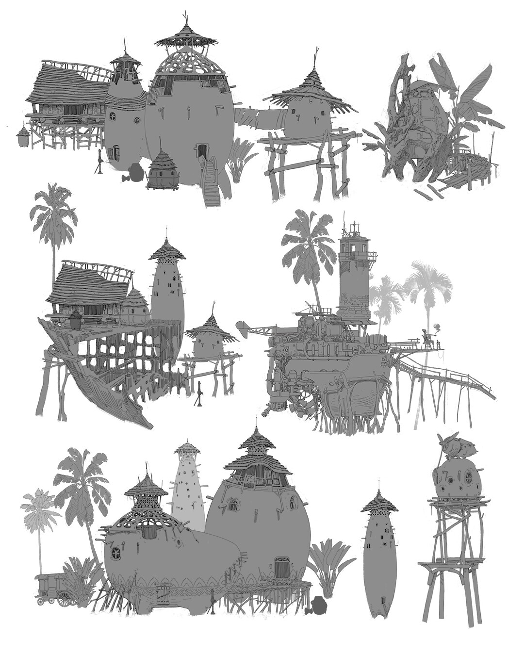 ArtStation - Island Props