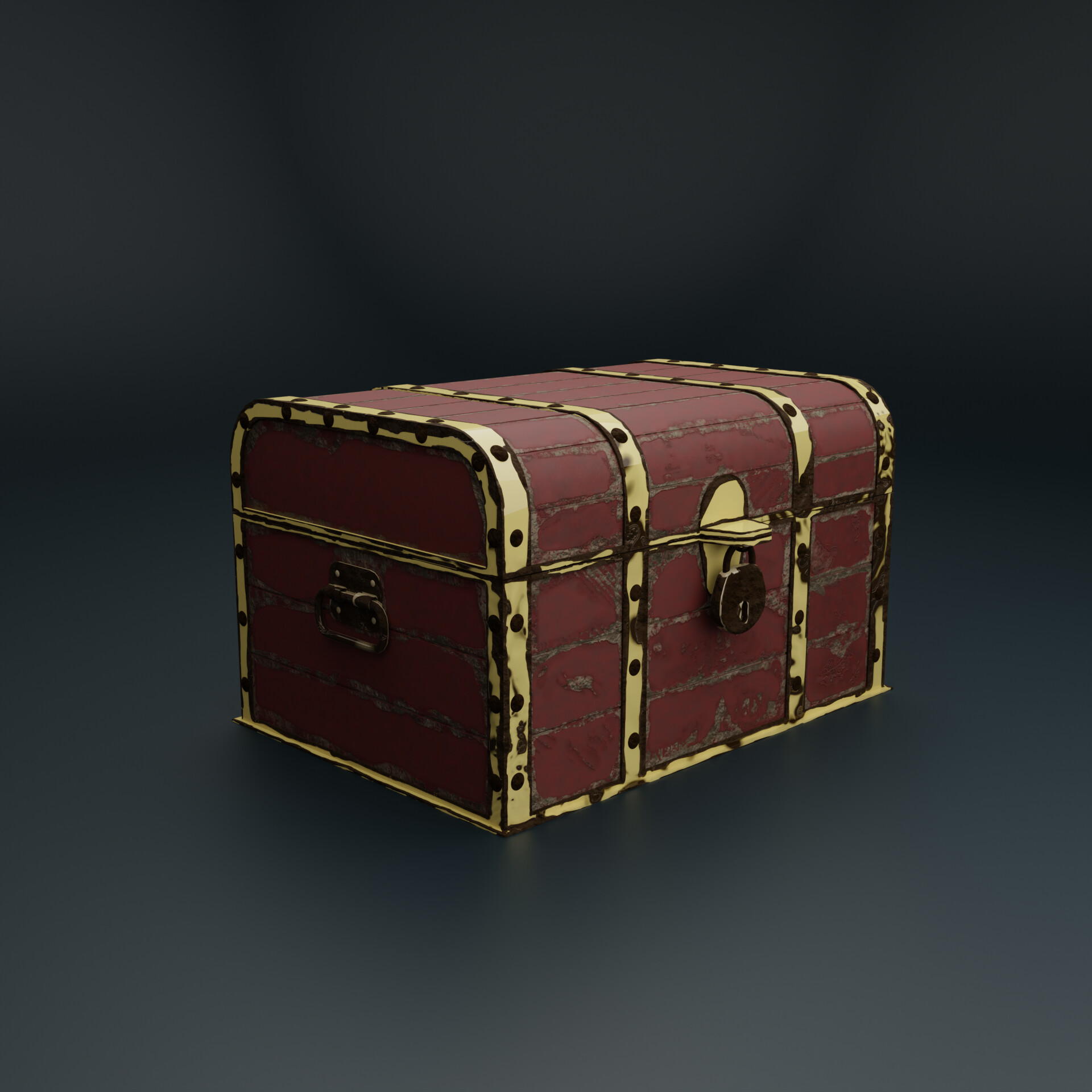 ArtStation - Pirate Chest (Game Ready Model)