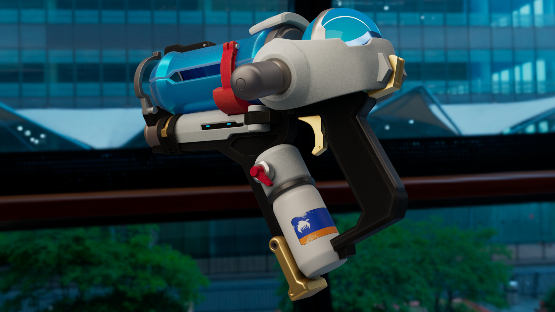 Praewa Ekphech - Mei Gun fanart from Overwatch