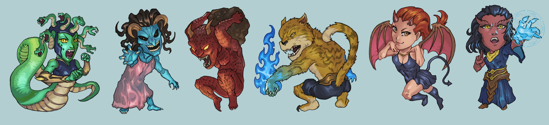 ArtStation - DND Demon Characters Set 4