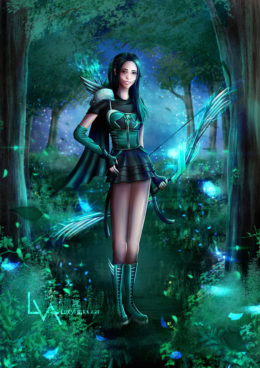 ArtStation - Celestial Kpop Archer