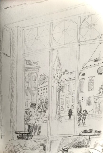 ArtStation - Cafe Sketch Practice