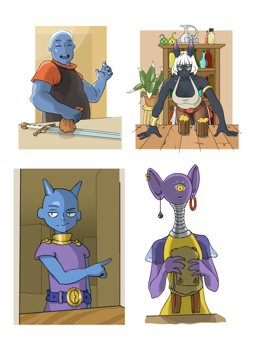 ArtStation - Fantasy merchant