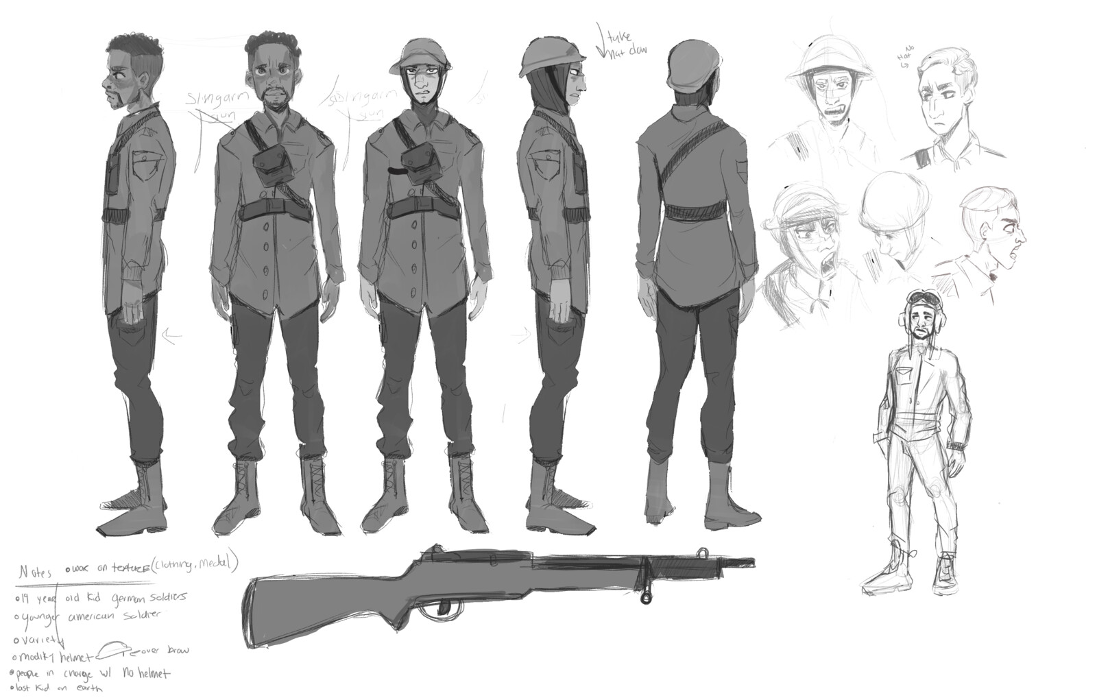 Arianna - Iron Wing Comic Character/Prop Designs collection