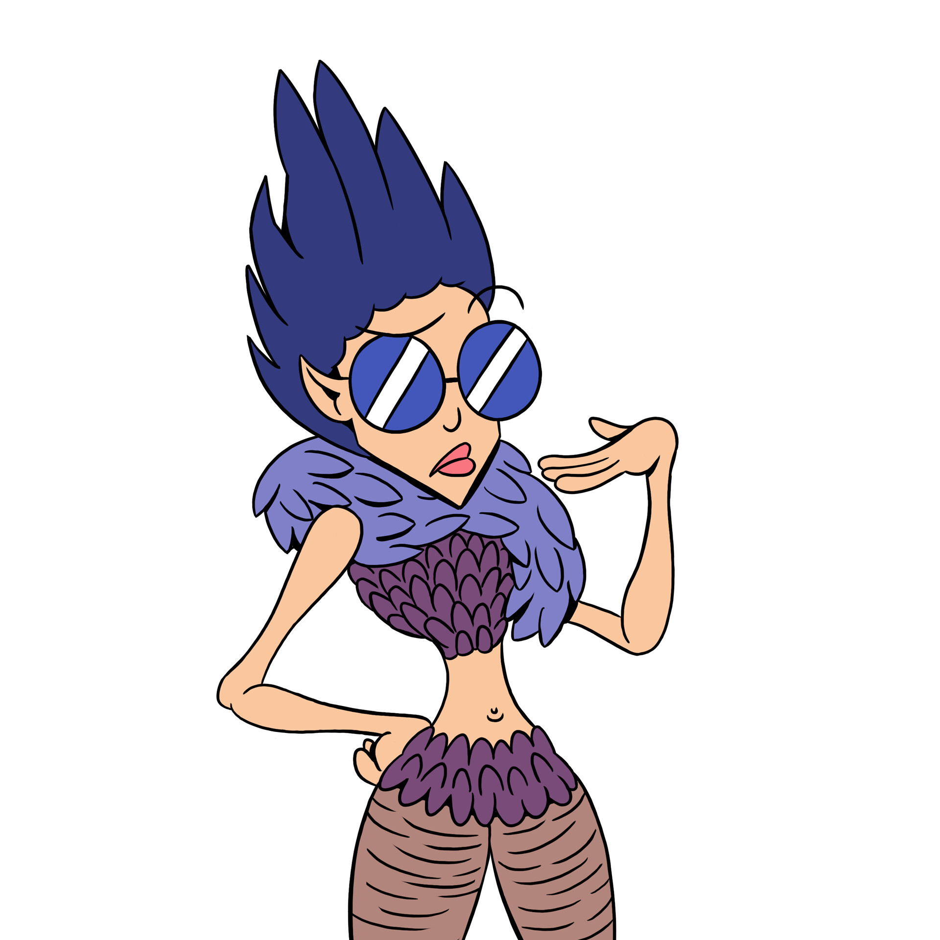 ArtStation - Harpy Celebrity - Visual Novel Character Sprite
