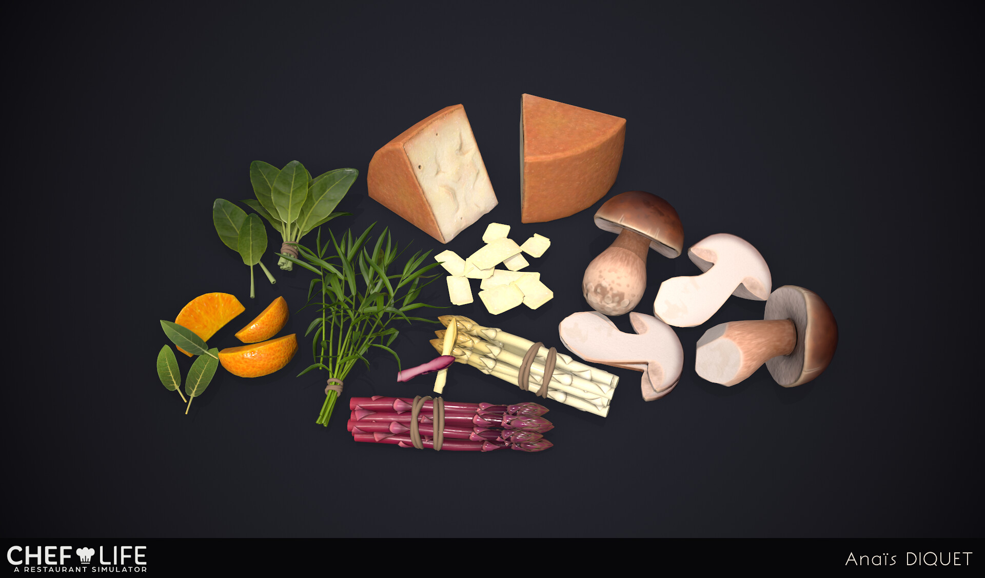 Anaïs Diquet - Props - Chef Life: A Restaurant Simulator