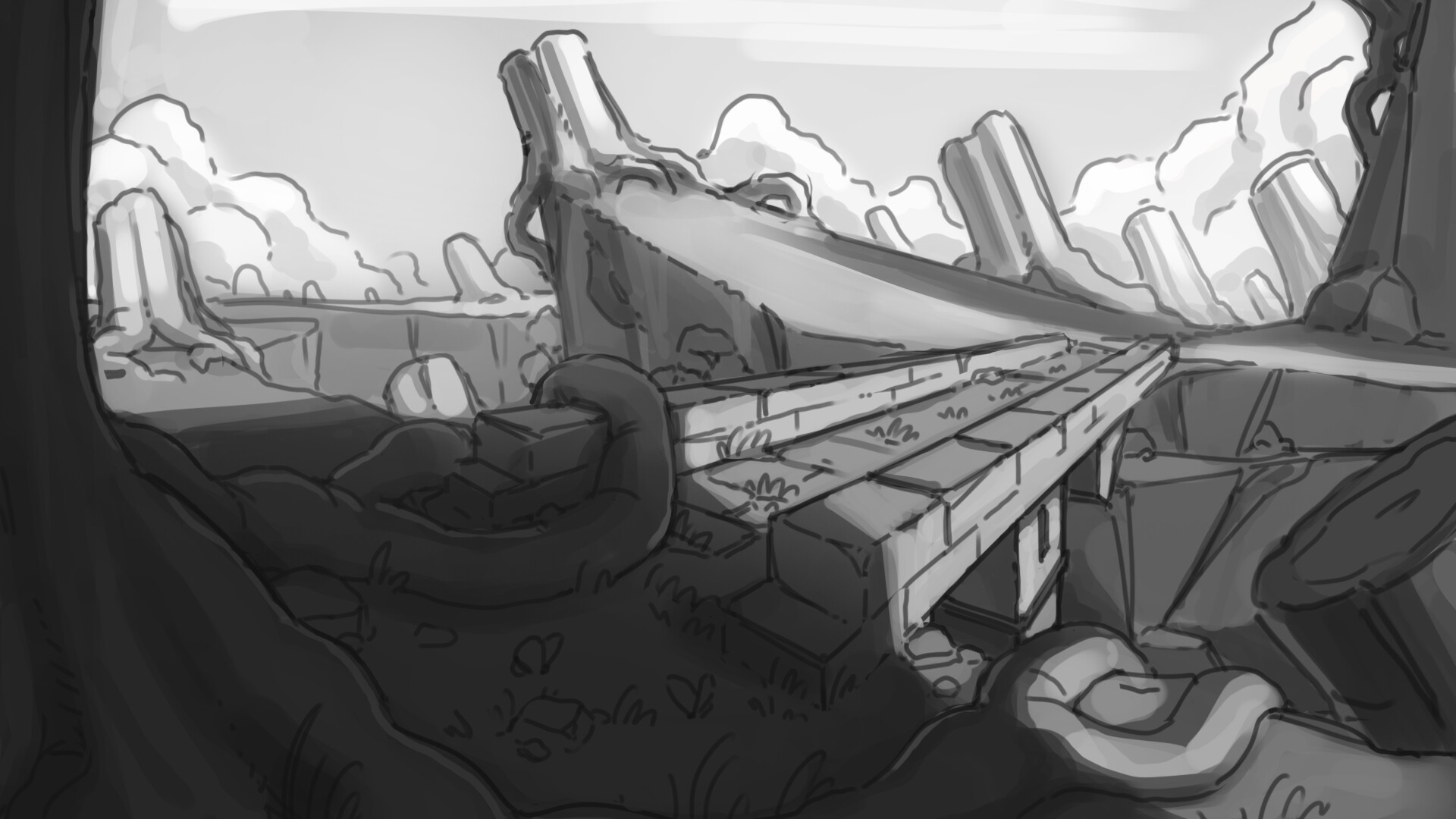 ArtStation - Two Point Perspective Environment