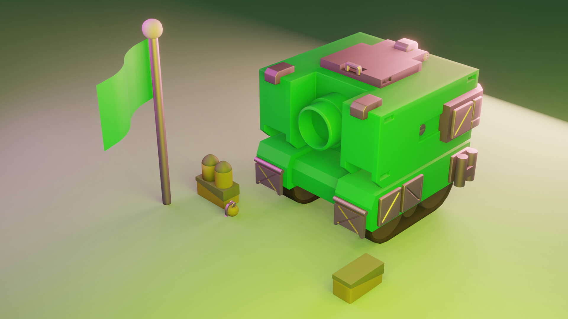 ArtStation - Mini Tank