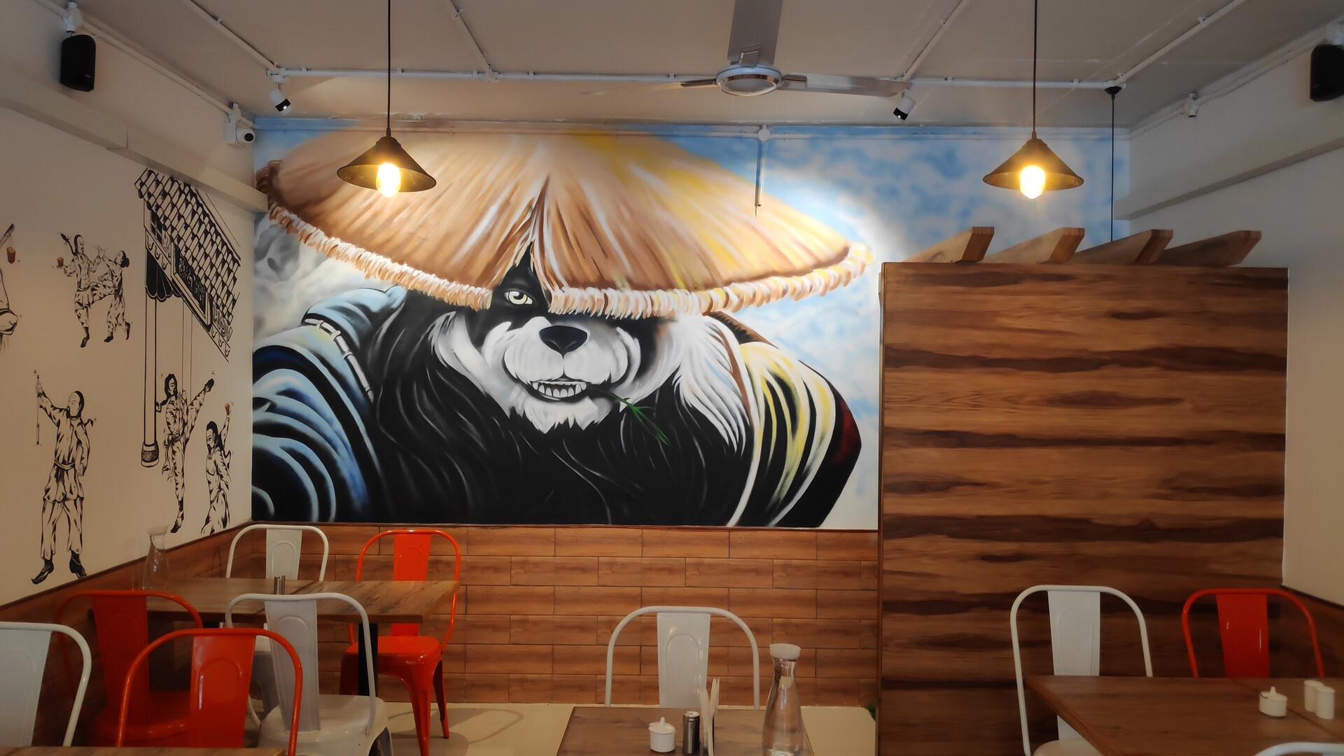ArtStation - Chinese restaurant graffiti streetart In Bangalore, India
