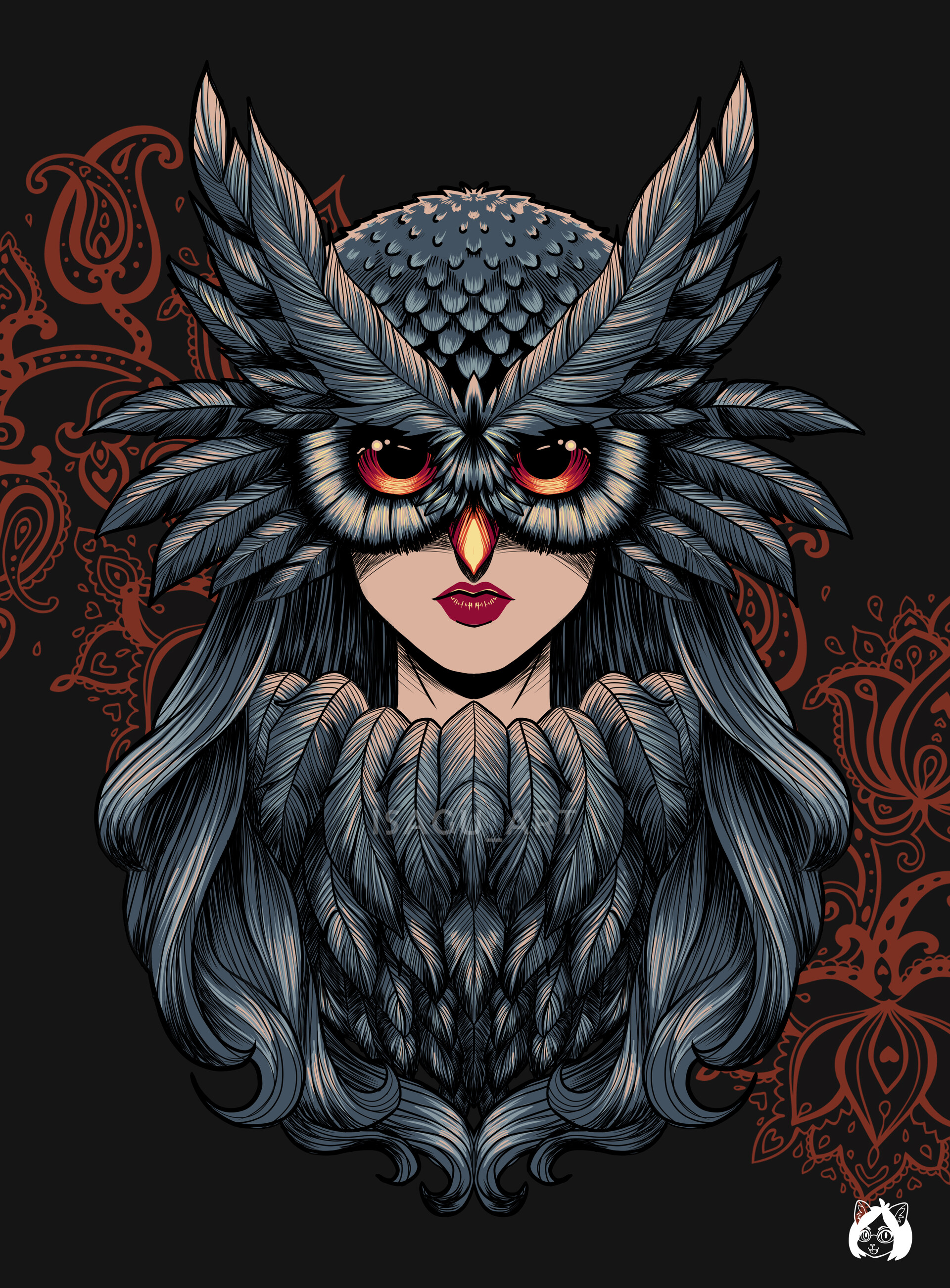 ArtStation - Owl woman