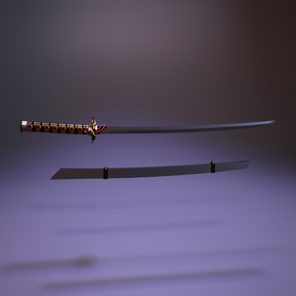 Steampunk Samurai Sword