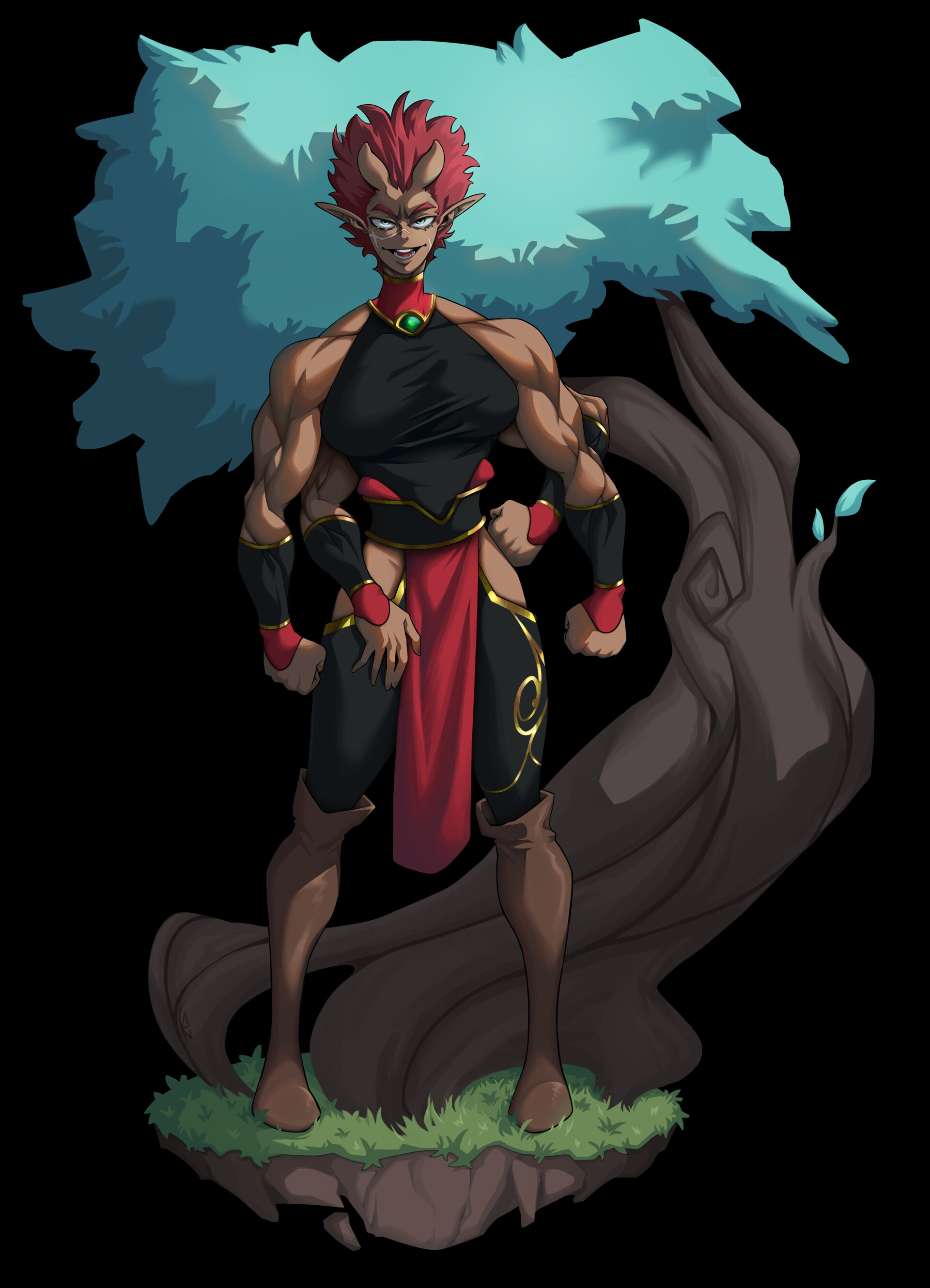 ArtStation - Oni Martial Artist