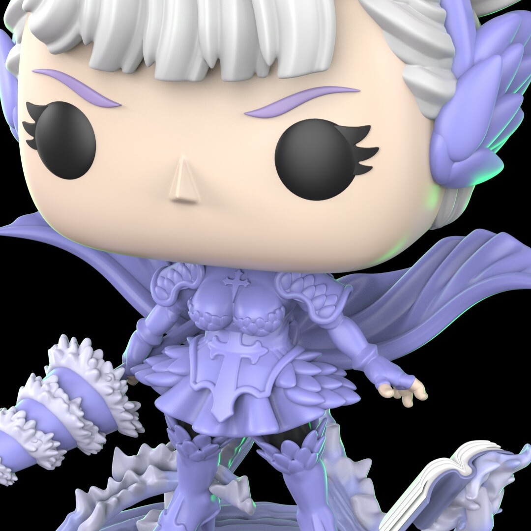 Lucian Bogdan - Black Clover Noelle Valkyrie fanart