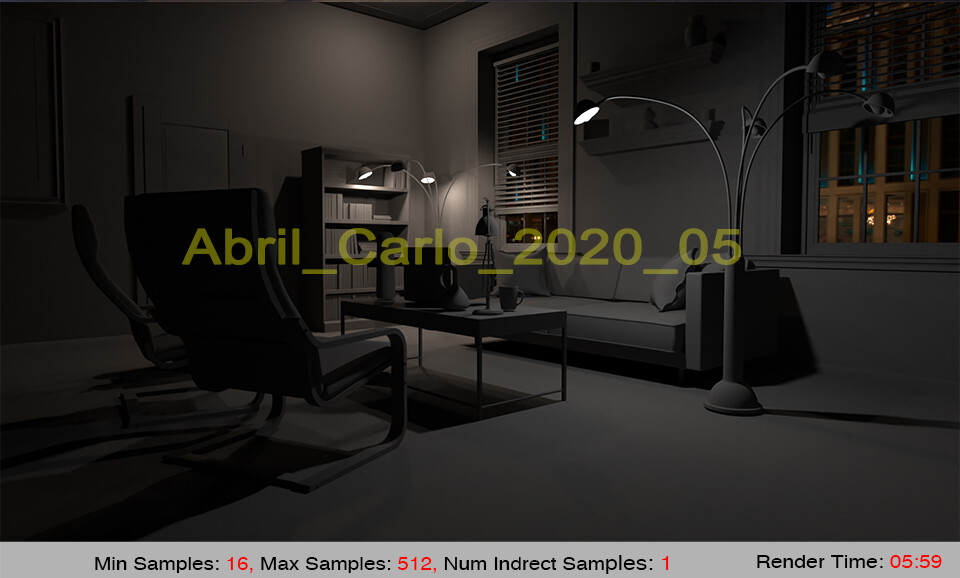 ArtStation - Lighting example