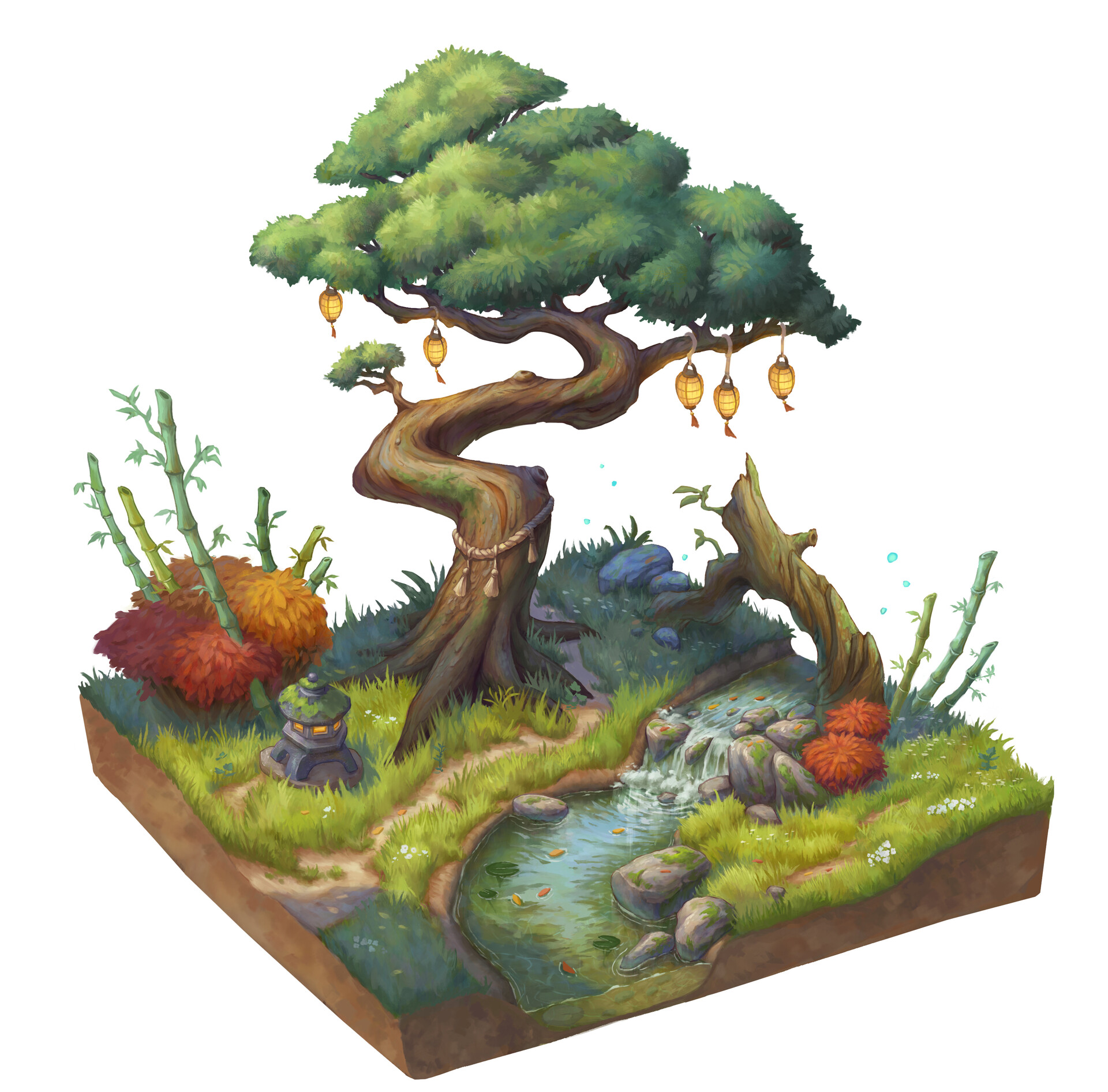 ArtStation - Tree Diorama Environment Design