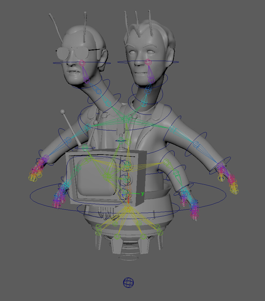 Jess Bonser - Stylised Commentator Character Rig