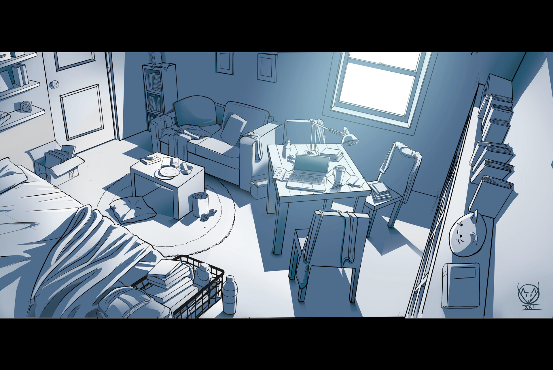 ArtStation - Messy Room Process