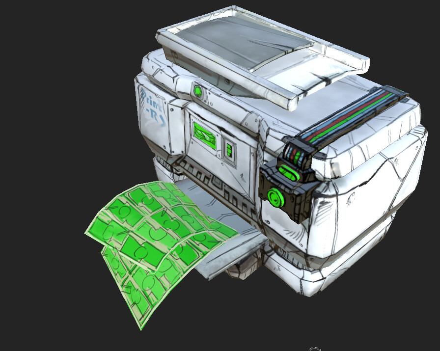 ArtStation - borderlands inspired props!!!